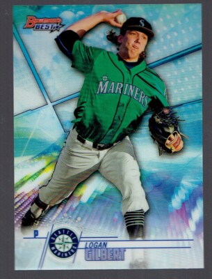 2018 Bowman's Best Logan Gilbert Refractor Baseball Card | eBay
