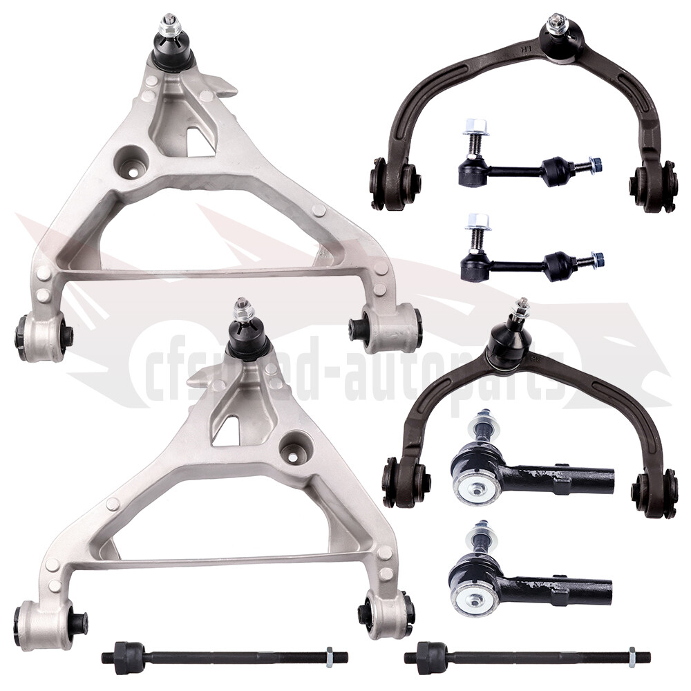 For Ford 10pieces Front Upper Lower Control Arms Stabilizer / Sway Bar ...