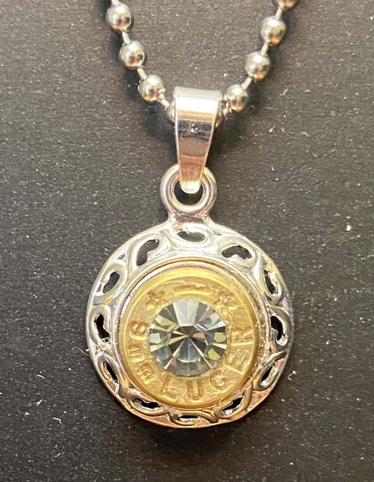 Starline 9mm Luger Brass Bullet Casing Pendant With Necklace | eBay