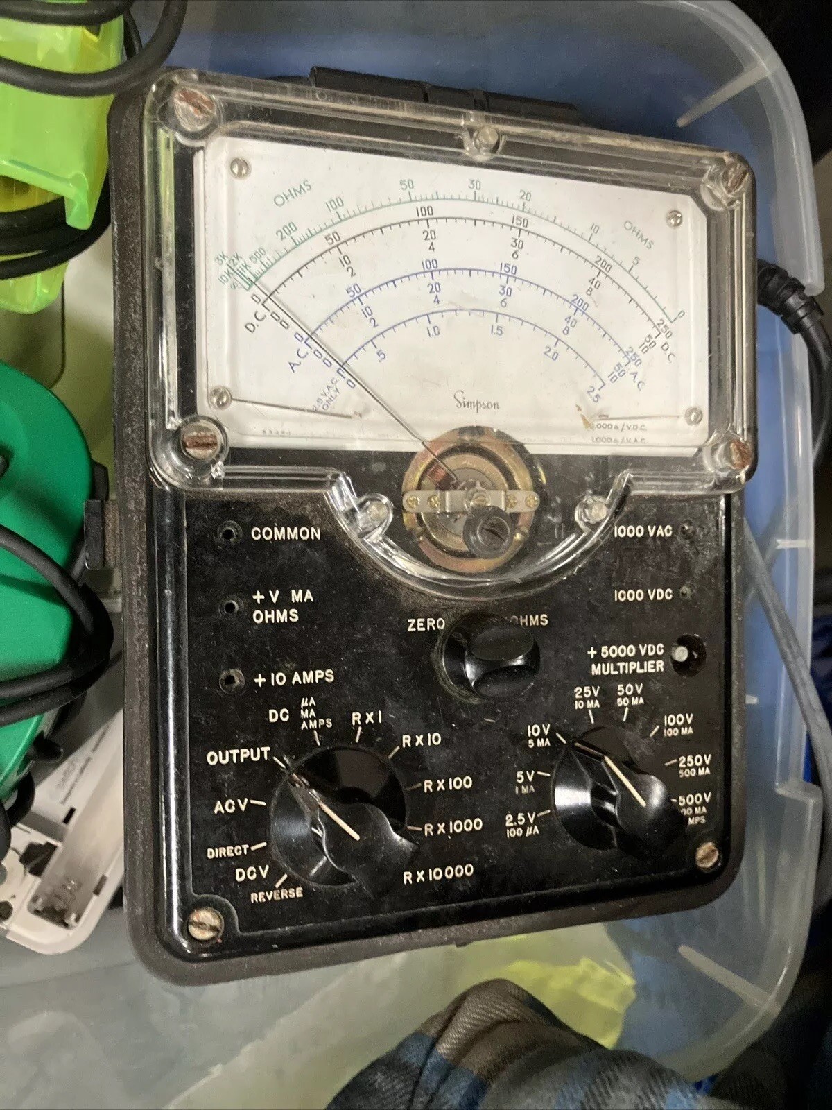 VTG Barnett Simpson USN Multimeter Navy AN-PSM-4B ME48-E/U #2 | eBay