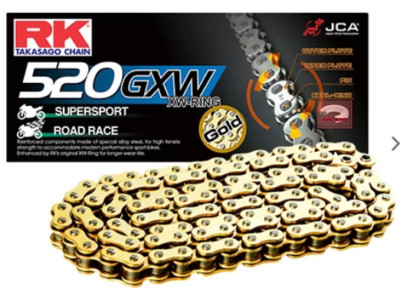 1990-2024 Kawasaki Ninja ZX6 / ZX6R RK GXW 520 Conv XW-Ring 120 Link ...