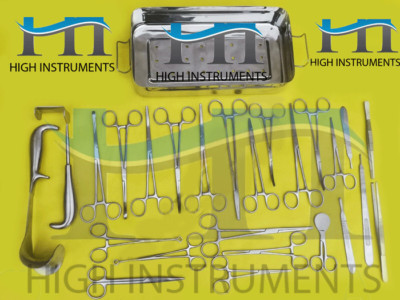 Caesarian Section Set of 25 Pieces Surgical Instruments with Box A+ | eBay