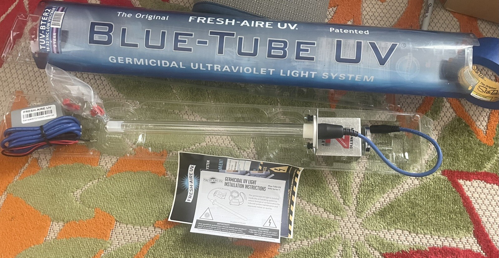Fresh Aire Uv, BLUE TUBE UVC, Germicidal Ultraviolet Light System | eBay