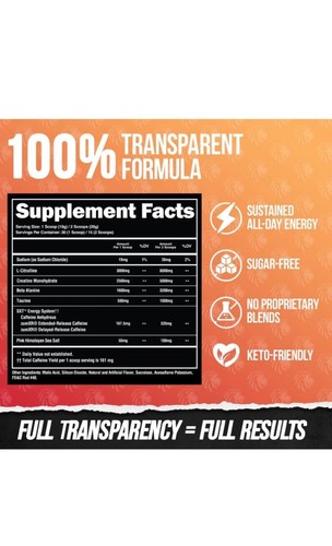 ALPHA LION Super Human Core Pre Workout Powder with Creatine - Alpha ...