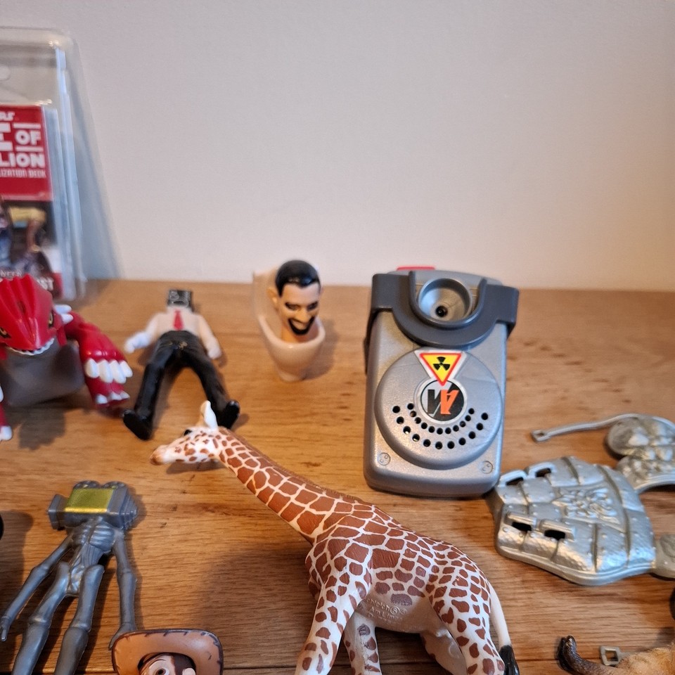 Toy Bundle / Job Lot. Mega Bloks, Batman, Ben 10, Tazos, Action Man ...