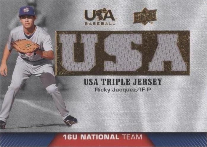 2009 Upper Deck USA Baseball Box Set - Triple Jersey 16u National Team ...