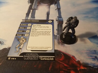 Star Wars Miniatures Force Unleashed 31 Dark Trooper | eBay