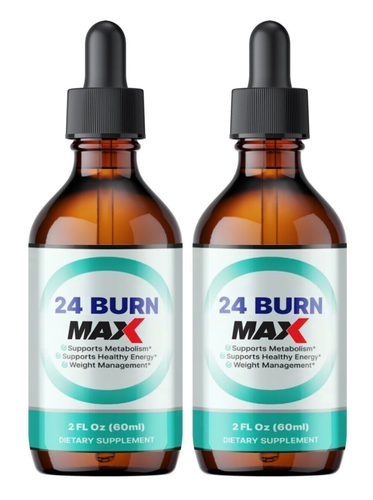 (2 Pack) 24 Burn MAX Weight Loss Drops for Burning Excess Fat ...