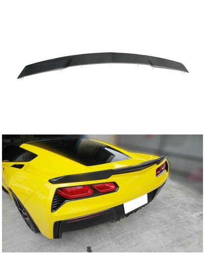 Real Carbon Fiber Z51 Package Style Trunk Spoiler For Chevy Corvette C7 ...