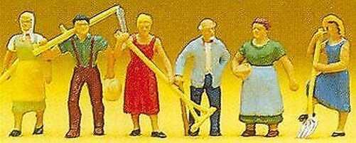 Preiser 10040 HO Scale People Working Farm Workers #1 | eBay