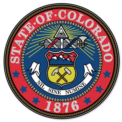 Colorado State Seal car bumper sticker 4" x 4" | eBay