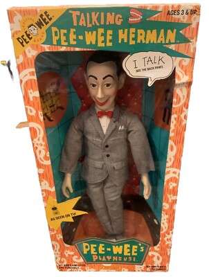 Talking Pee-Wee Herman Vintage Doll New Sealed Original Box Tested And ...