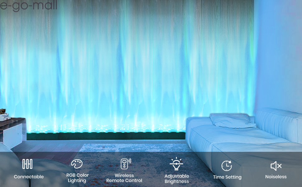RGBW Dynamic Ocean Water Wave Wall Lamp Projector Background Floor ...