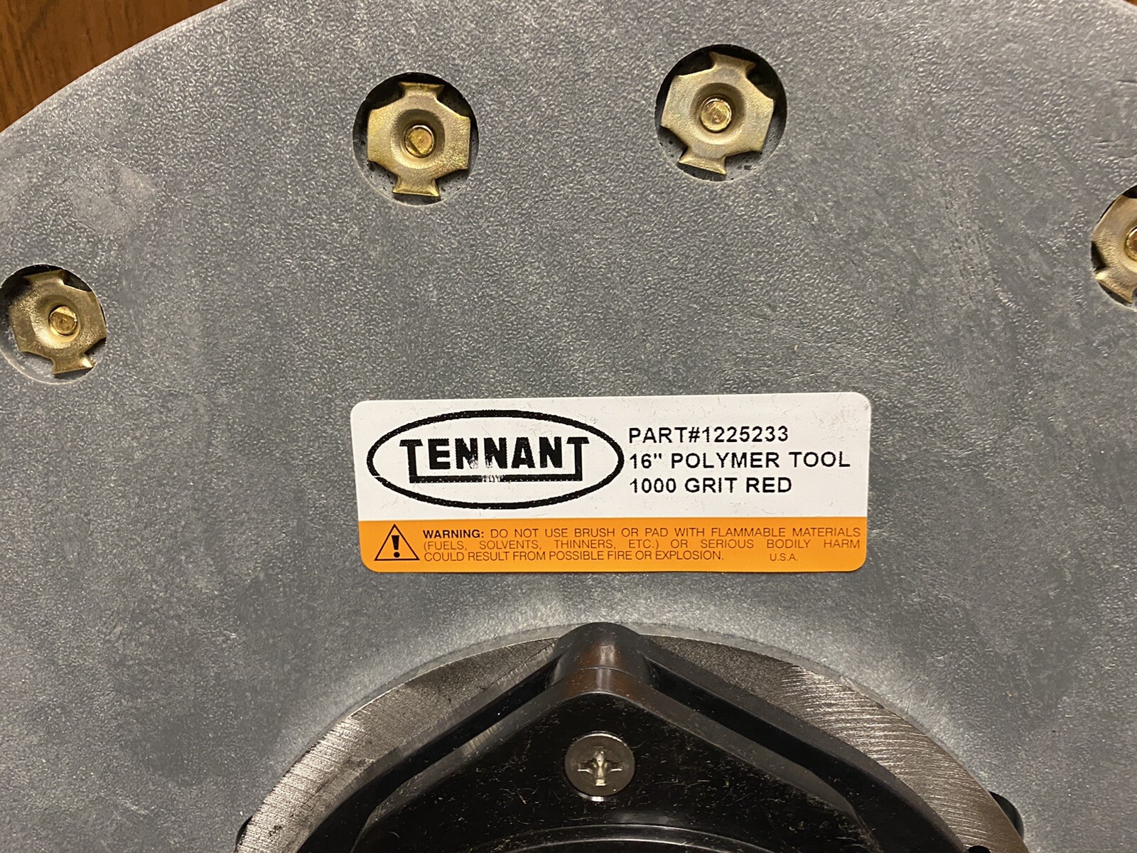 Tennant #1225233 Diamabrush Polymer Blade Tool 16”/1000 Grit.List .12 ...