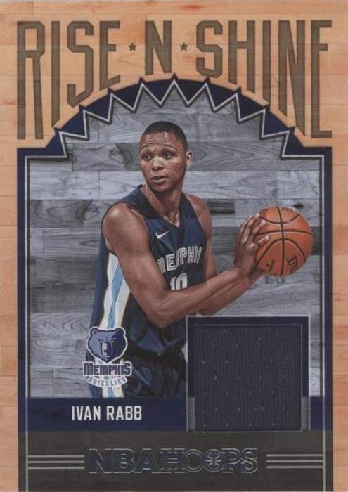 2017-18 Panini NBA Hoops - Rise N Shine Memorabilia Ivan Rabb #RS-IVR ...