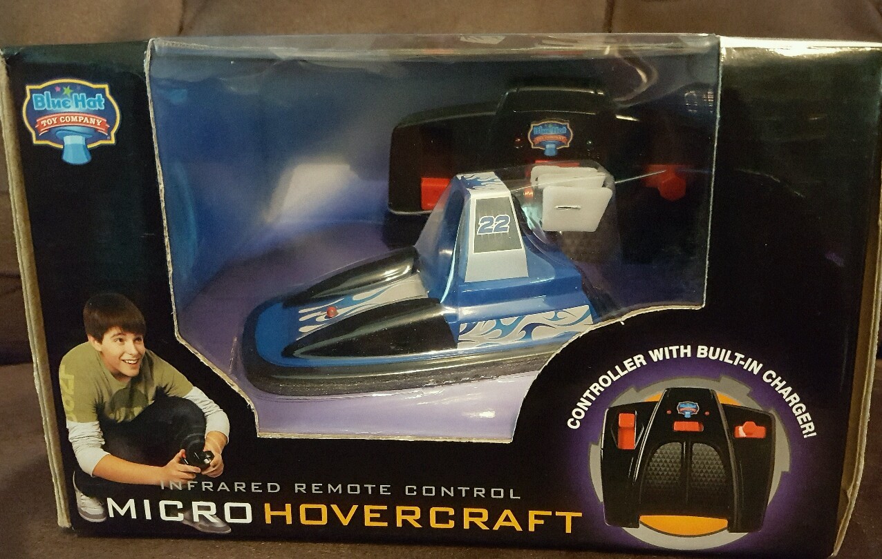 INFRARED REMOTE CONTROL MICRO HOVERCRAFT WITH BUILT IN CHARGER NEW ...