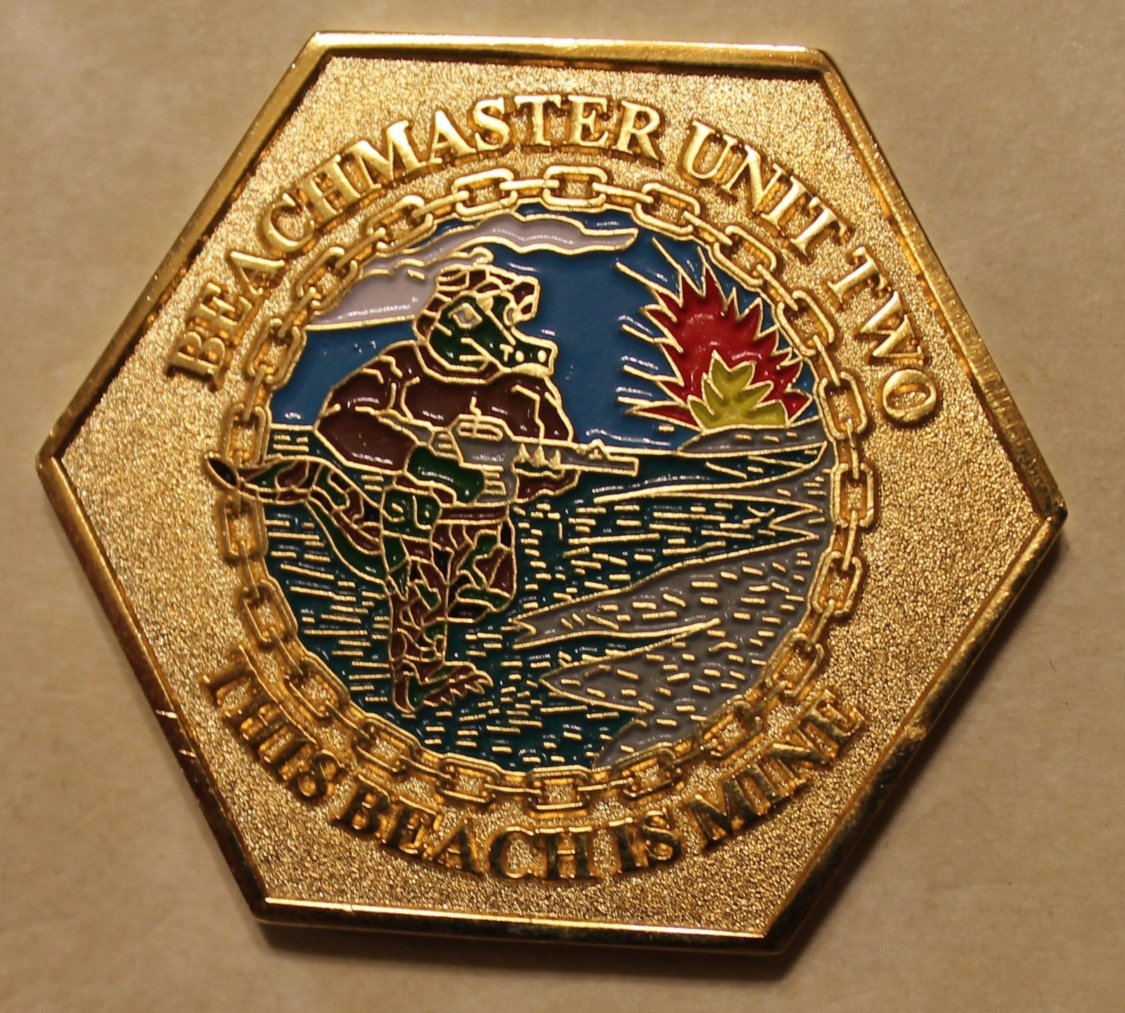 Beachmaster Unit Two / 2 This Beach Is Mine Chiefs Mess Navy Challenge ...