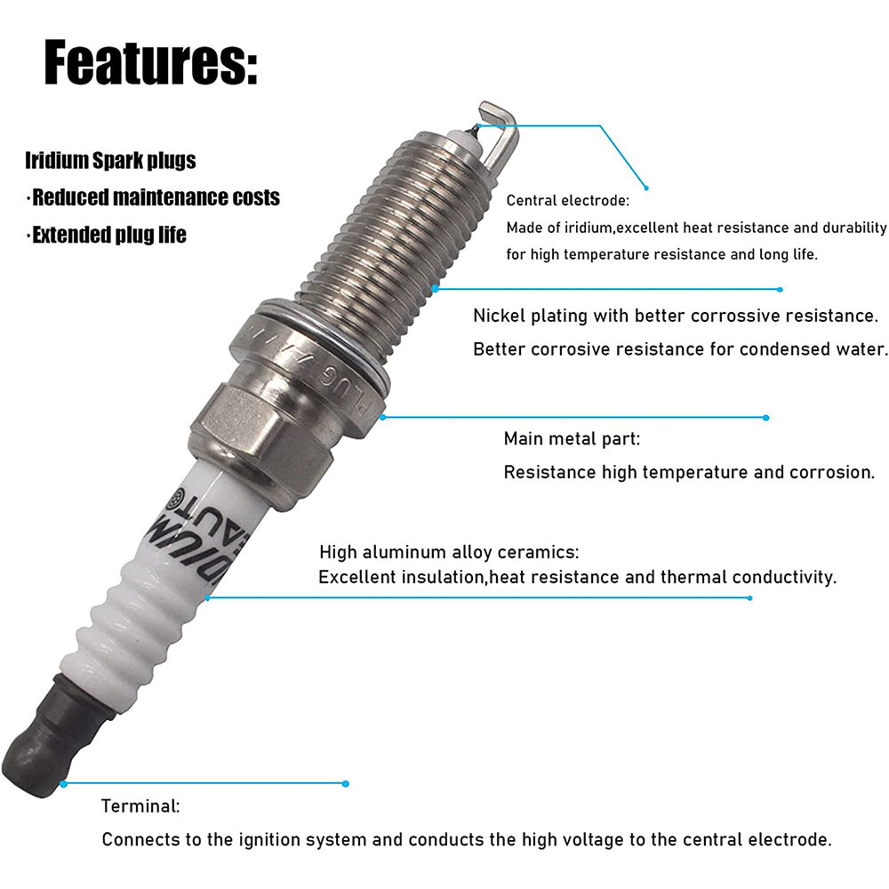 6 Ignition Coils & Iridium Spark Plugs fit Infiniti Nissan Maxima 3.5 ...