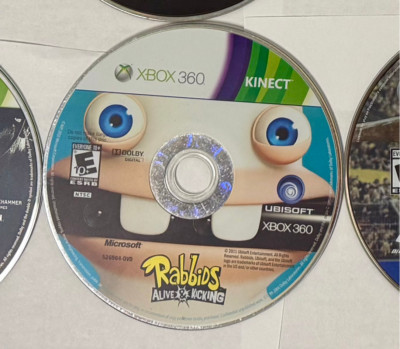 Rabbids Alive & Kicking Xbox 360 - Disc Only Game Tested 8888596967| eBay