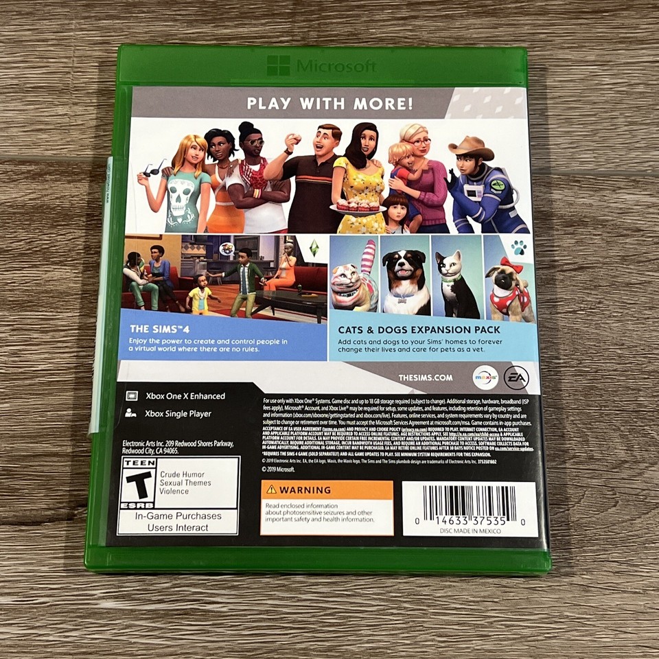 Sims 4: Plus - Cats & Dogs Bundle - Microsoft Xbox One | eBay