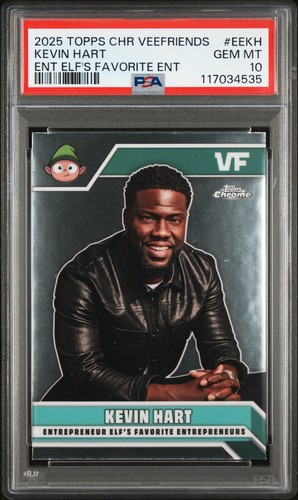 2025 TOPPS CHROME VEEFRIENDS #EEKH KEVIN HART PSA 10 | eBay