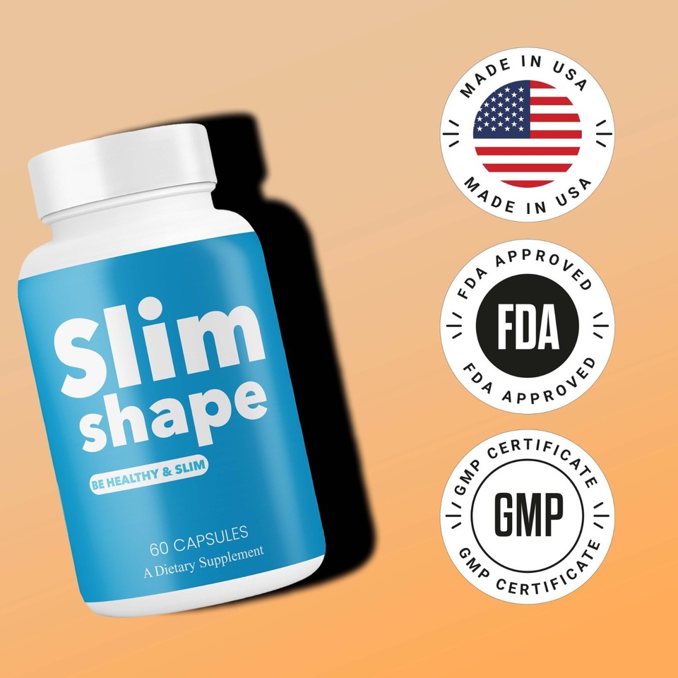 (2 Pack) Slim Shape Pills for Weight Loss, Advanced SlimShape Fat Burner Formula | eBay
