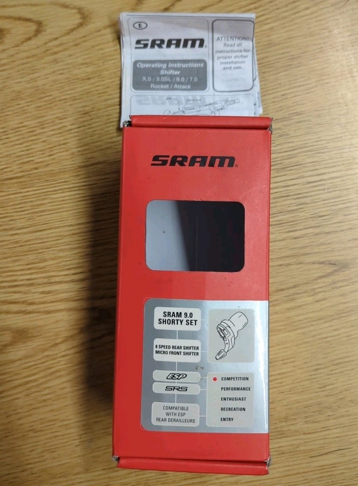 SRAM 9.0 Shorty Set 3x8 Speed Grip Shift Twist Shifter Set | eBay