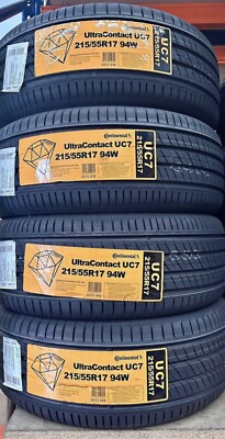 CONTINENTAL Ultra Contact 7 215/55/ 17 | eBay Australia