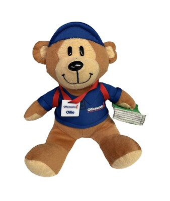 OLLIE OFFICEWORKS TEDDY BEAR BACK TO SCHOOL BOOK AND BAG | eBay Australia