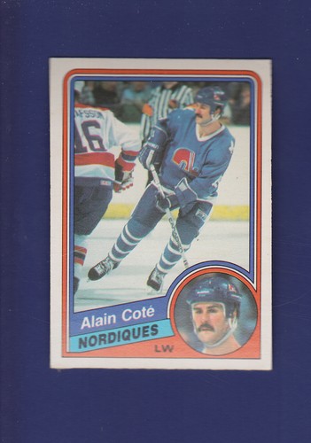 Alain Cote 1984-85 O-PEE-CHEE OPC Hockey #278 (EXMT+) Quebec Nordiques ...