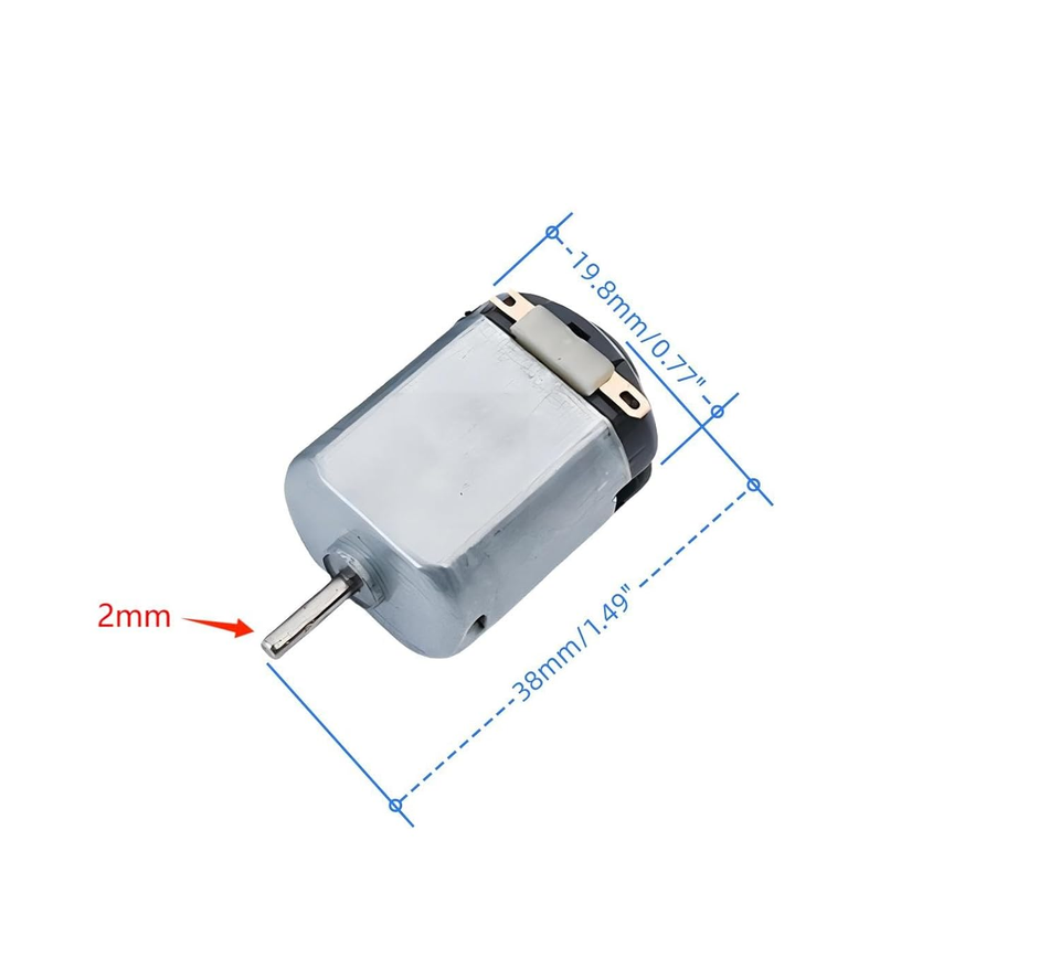 20Pcs Mini Small DC Motors 1.5V 3V 5V 6V 130 Micro Toy Electric Motors ...