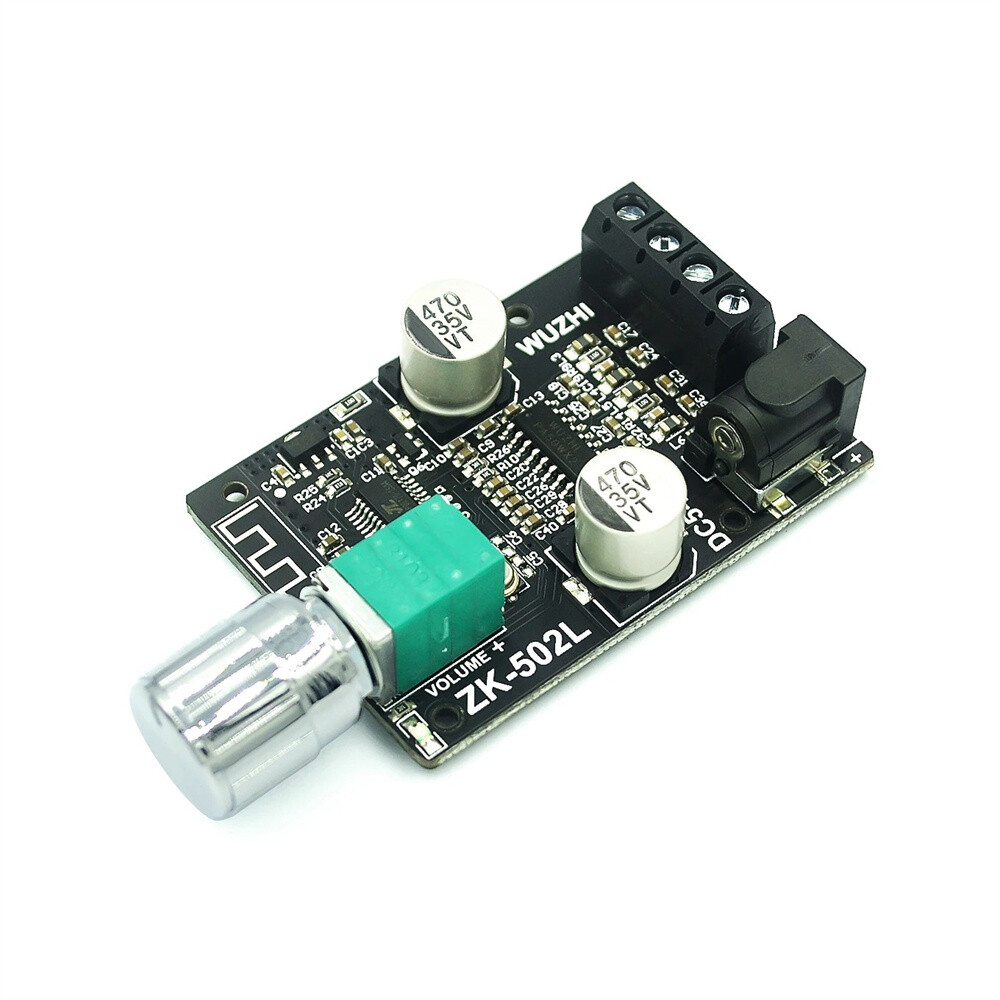 MINI Bluetooth 5.0 Wireless Audio Digital Power Amplifier Stereo Board ...
