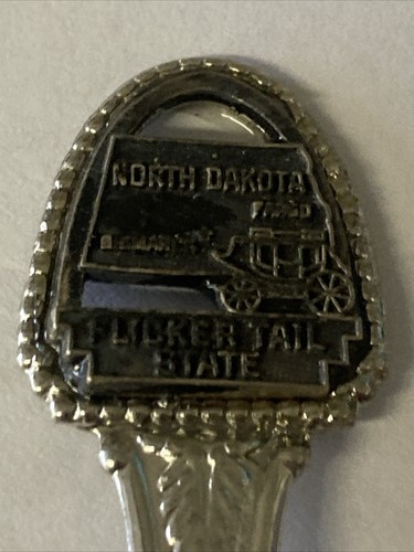 North Dakota Flicker Tail State Vintage Souvenir Spoon Collectible | eBay