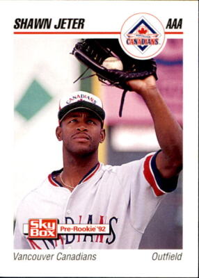 1992 Vancouver Canadians SkyBox #639 Shawn Jeter New York NY Baseball ...