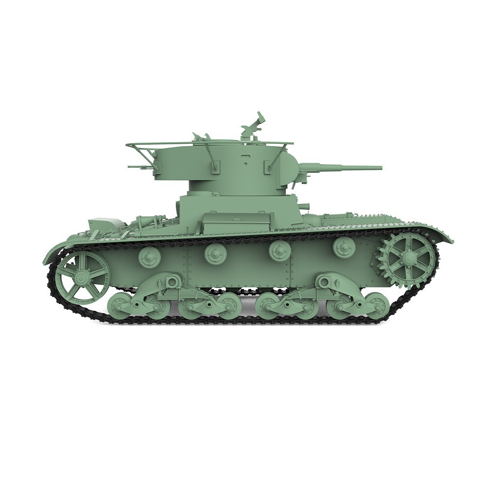 SSMODEL 597 V1.9 1/48 Military Model Kit Soviet T-26 Light Tank WOT WAR ...