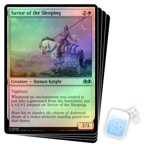 FOIL SAVIOR OF THE SLEEPING X4 Wilds Of Eldraine WOE Magic MTG MINT ...