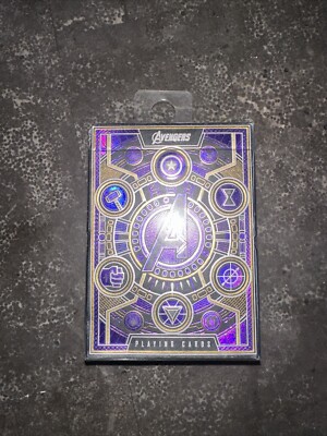 1 DECK Avengers Playing Cards Purple Marvel Theory11 Official Card Deck ...