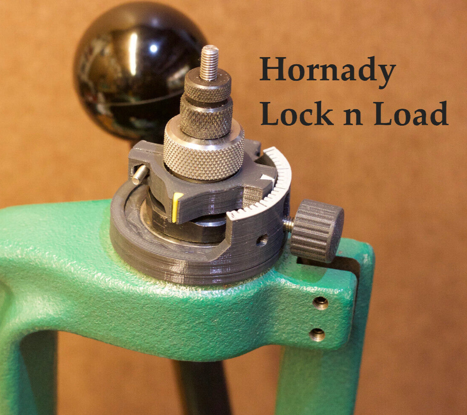 Reloading Die Depth Adjusting Fixture for Shoulder Bump, Crimp, Primer ...