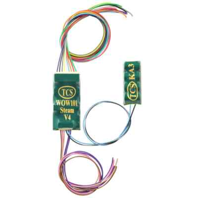 Train Control Systems TCS #1517 HO WOW Sound Steam Decoder V4.6 W/Keep ...