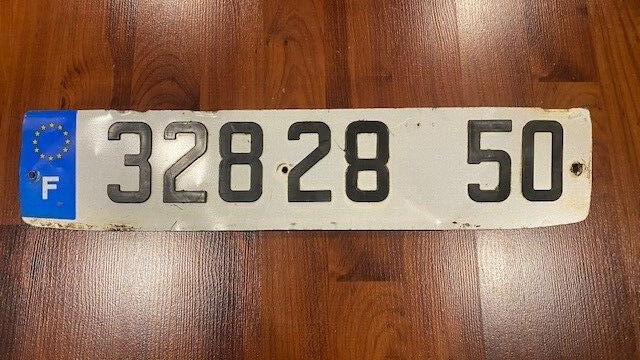 RARE FRANCE LICENSE PLATE RENAULT CITROEN PEUGEOT PSA #3282850 Manche ...