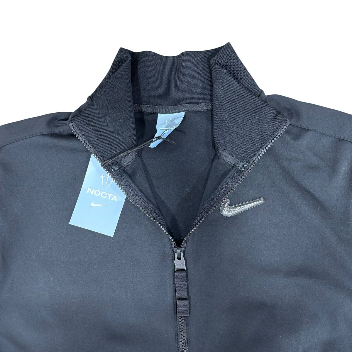 Nike Nocta Drake x Swarovski Swoosh Black Track Jacket, Size Nike Nocta Drake x Swarovski Swoosh Black Track Jacket, Size