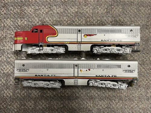 + American Flyer S Gauge Santa Fe 360 & 364 Alco PA A & B Unit Diesel ...