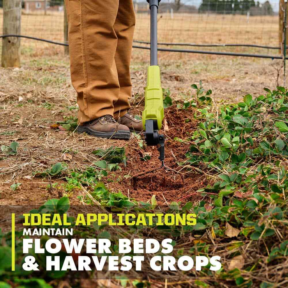 RYOBI Cordless Garden Hoe 18 Volt Battery Powered Oscillating Blade ...