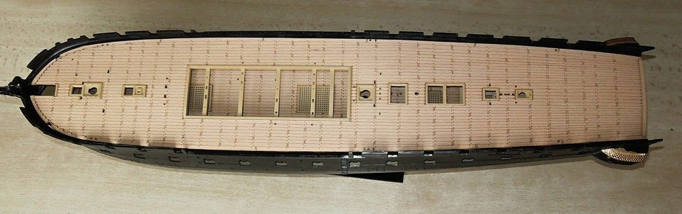 Revell USS Constitution 1:96 - laser cut wooden deck for model | eBay