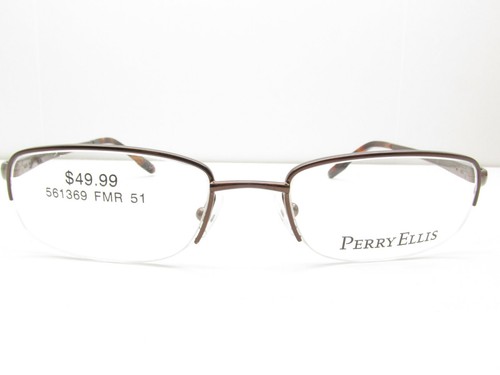 Perry Ellis PE 264-2 Half-Rimless EYEGLASSES FRAMES 51-18-135 TV6 20780 ...