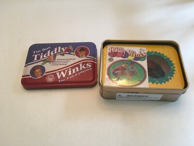 Channel Craft Tiddly Winks Tin Box Made in USA New Sealed | eBay