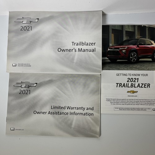 2021 Chevrolet Trailblazer Owners Manual User Guide Reference Operator ...