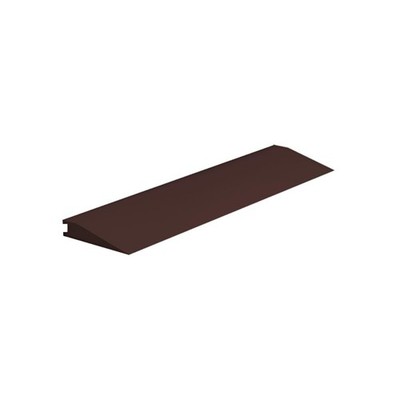 Roppe Rolling Traffic Transition Profile #67, Carob, 3/8" H X 9' L X 3 ...