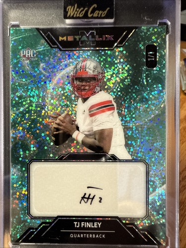 2025 Wild Card Metallix TJ Finley 1/1 Auto Autograph #WMFA-TF | eBay