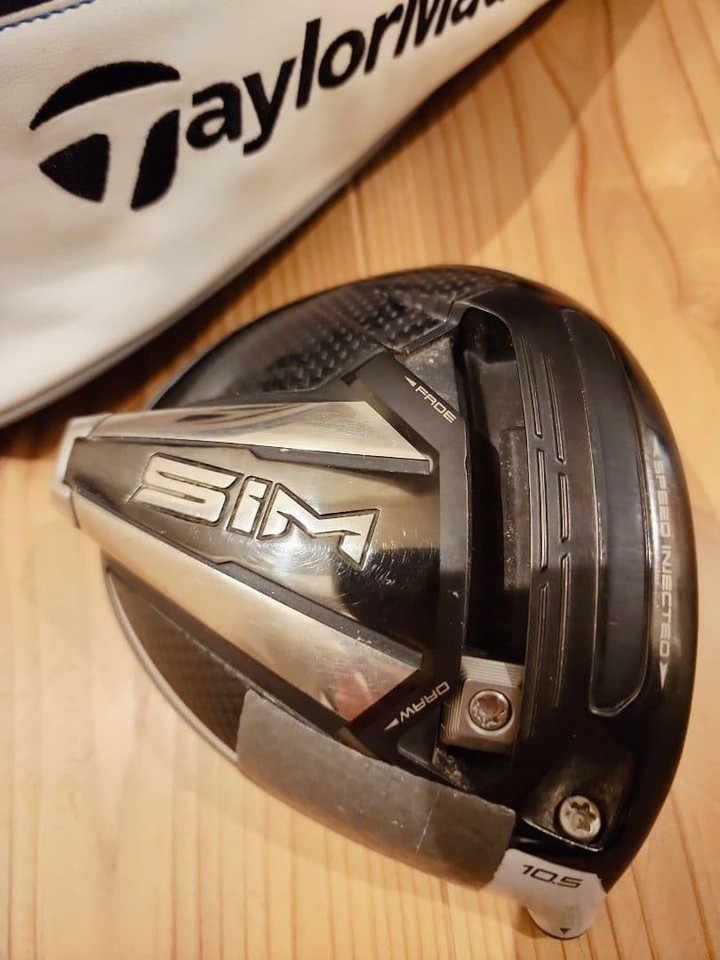 TaylorMade SIM MAX 10.5 degree Driver Head Only With Head Cover RH 1W ...